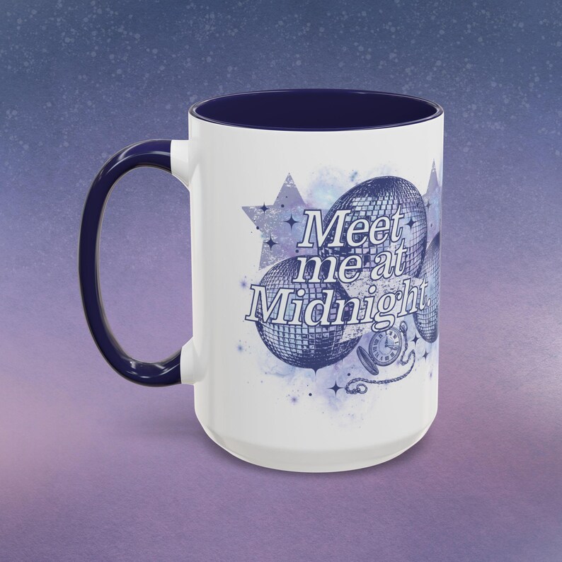 Meet Me at Midnight Ceramic Mug 11oz, 15oz Midnights Mug Swiftie Mug - Etsy