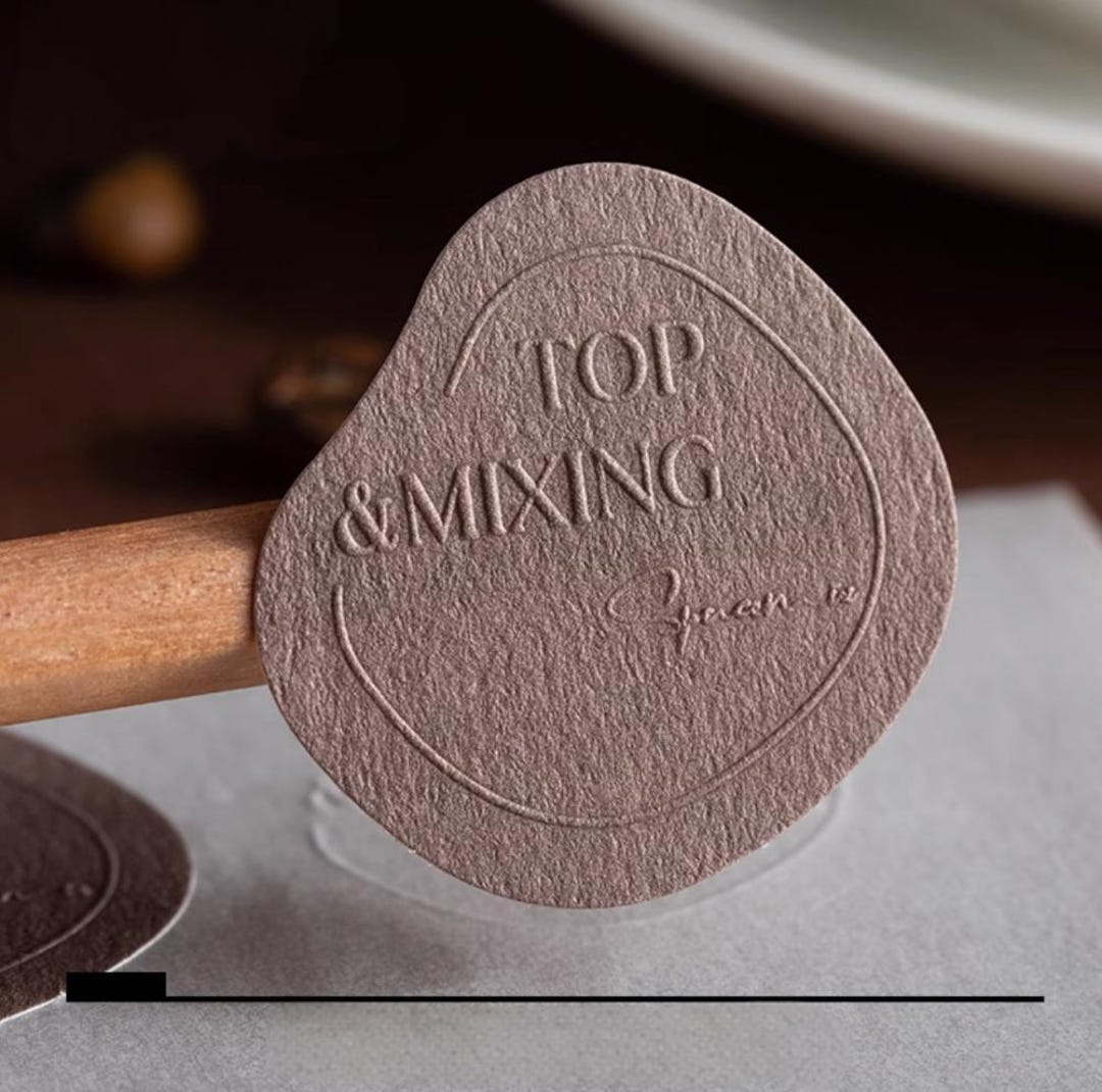 Embossed Sticker Custom Labels Custom Logo Candle Stickers Wedding ...