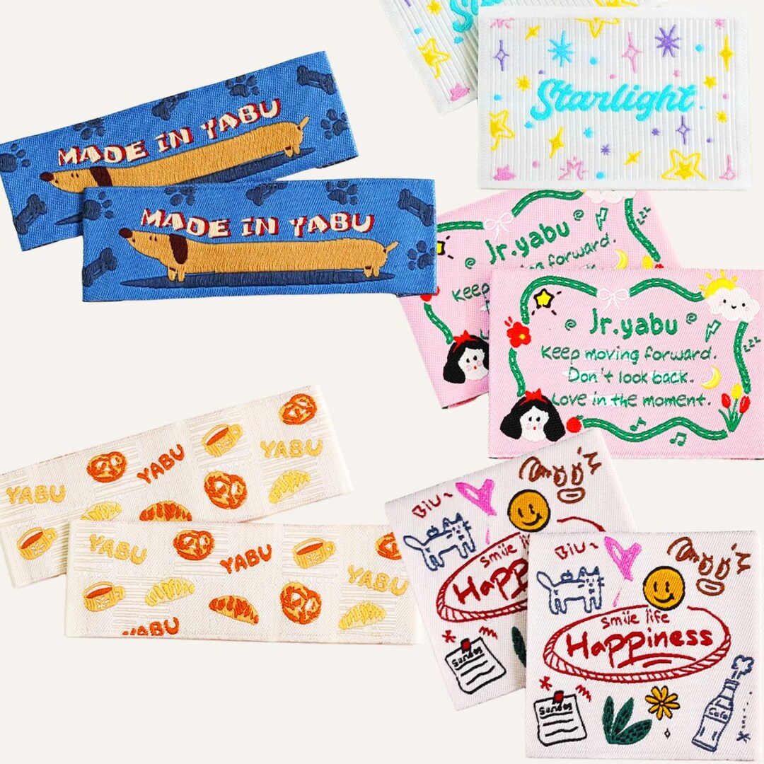 Custom Woven Clothing Labels: Personalized Quilt Tags - Etsy