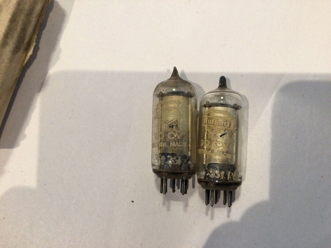 2 X Mullard CV90/90CG Photocell Valve Tube New Old Stock Boxed - Etsy