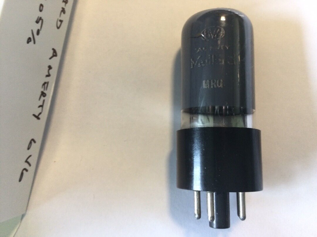 6V6 Mullard Amerty Black Base 6v6g Tube Tested Valve Made in - Etsy