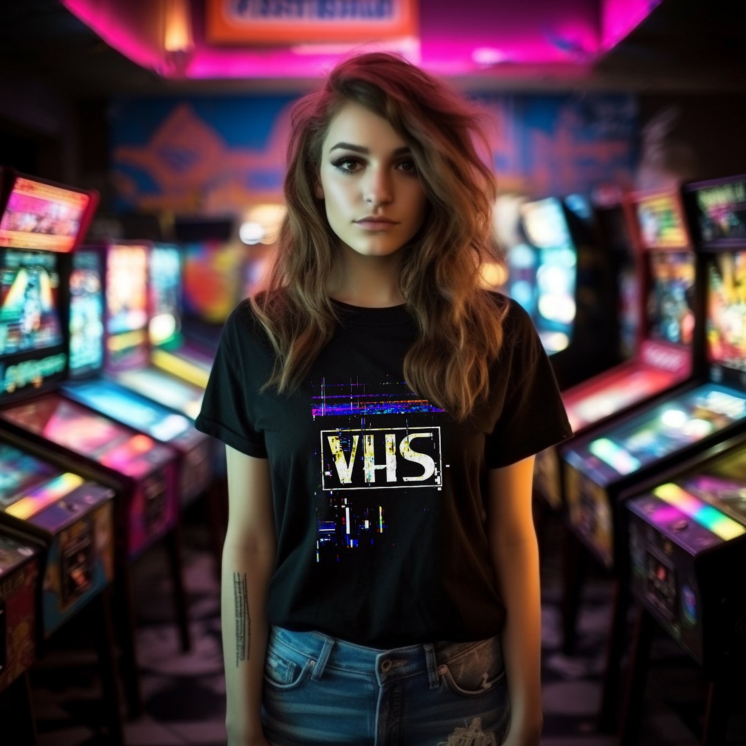 Retro VHS T-shirt - Etsy