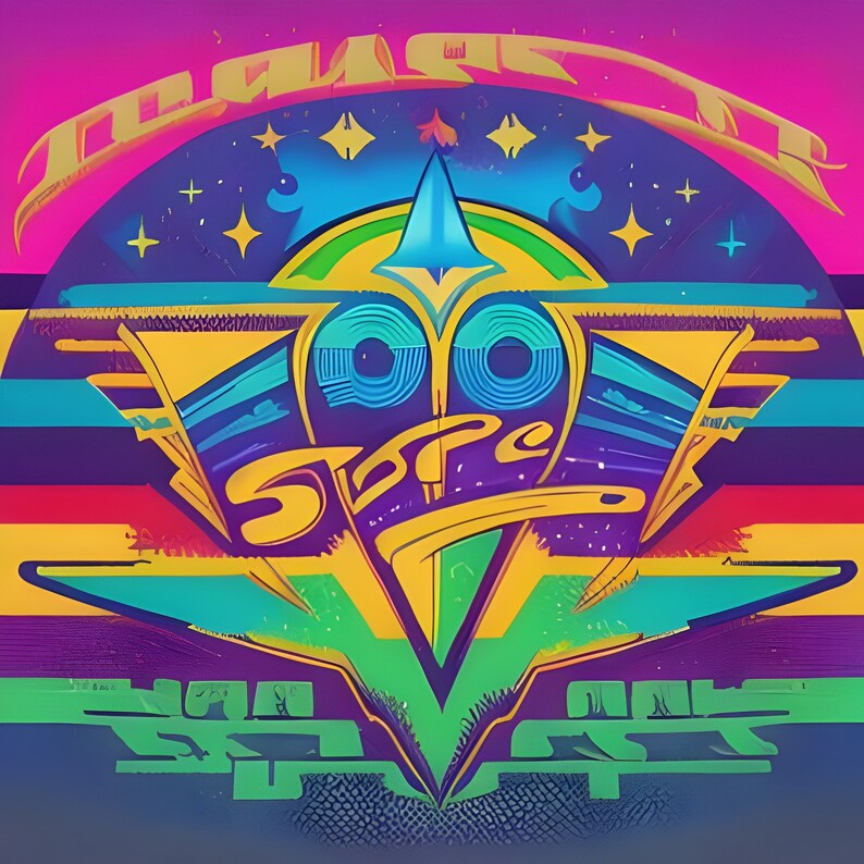 Pack of 5 HQ Psychedelic Logos - Etsy