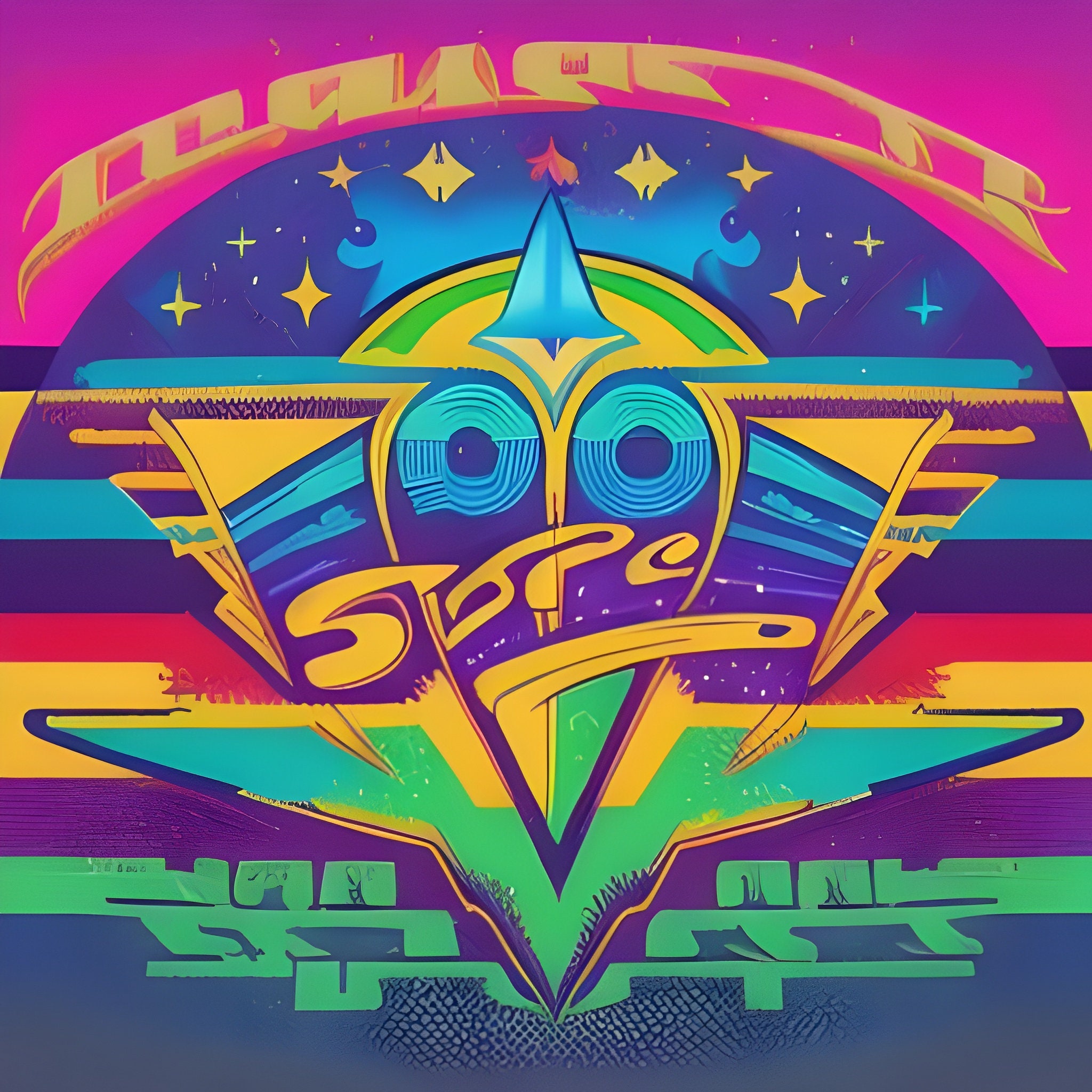 Pack of 5 HQ Psychedelic Logos - Etsy