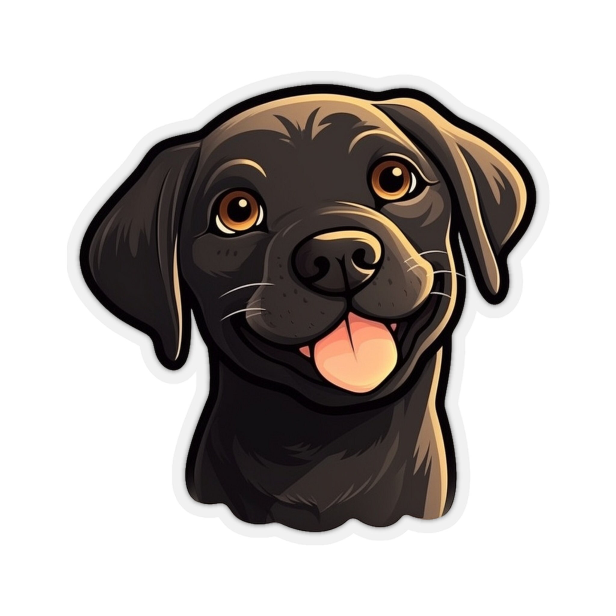 Labrador Retriever Kiss-cut Sticker - Etsy