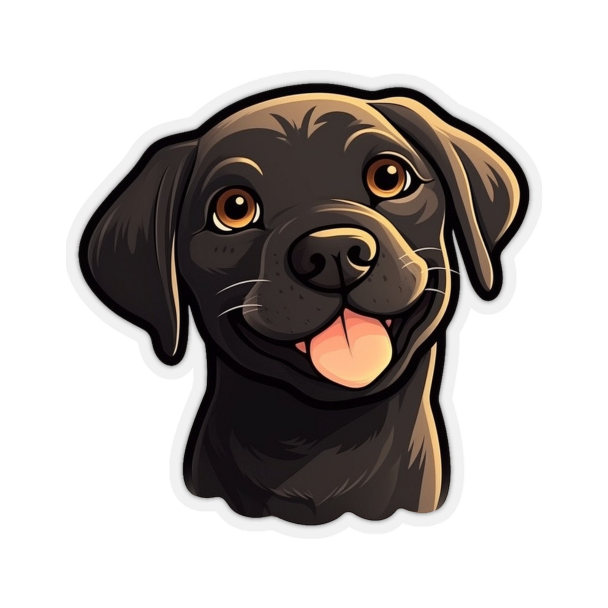 Labrador Retriever Kiss-cut Sticker - Etsy