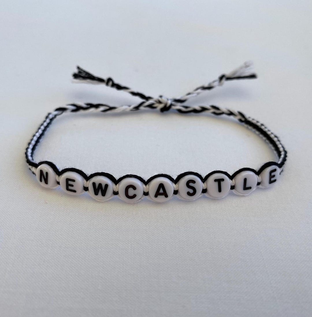 Newcastle United Football Club Team Bracelet, Premier League,newcastle ...