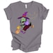 Trixie the Witch and Tetra the Black Cat Halloween T Shirt Dnd Fantasy ...