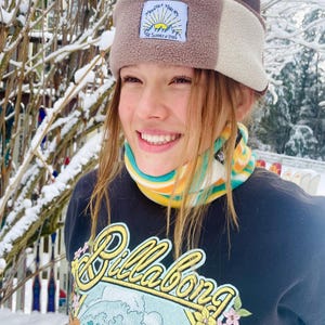 Cozy Retro Fleece Buff, Ski Mask, Neck Gaiter - Etsy