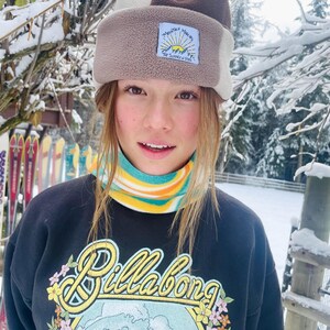 Cozy Retro Fleece Buff, Ski Mask, Neck Gaiter - Etsy