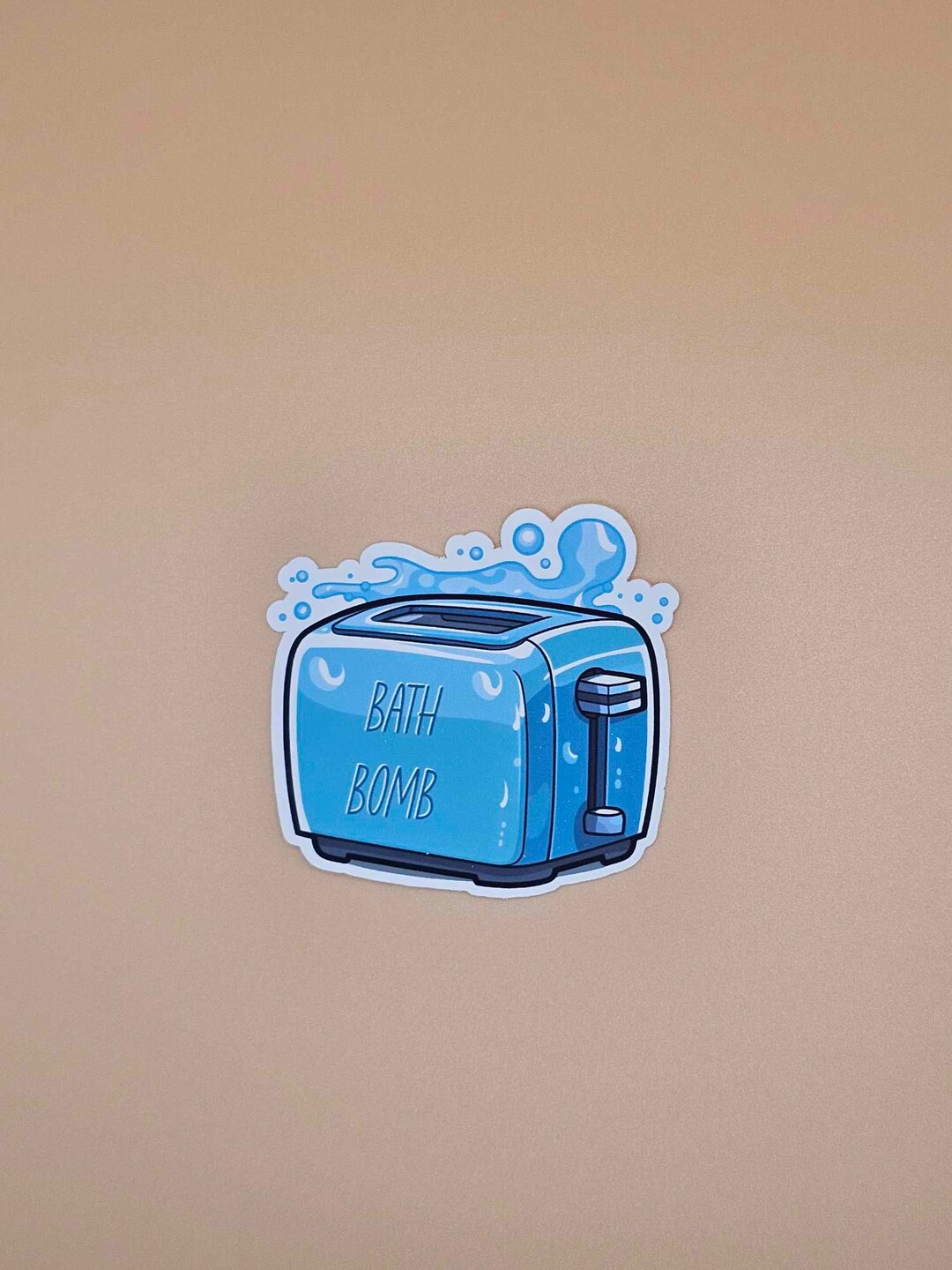 Toaster Bath Bomb Sticker - Etsy