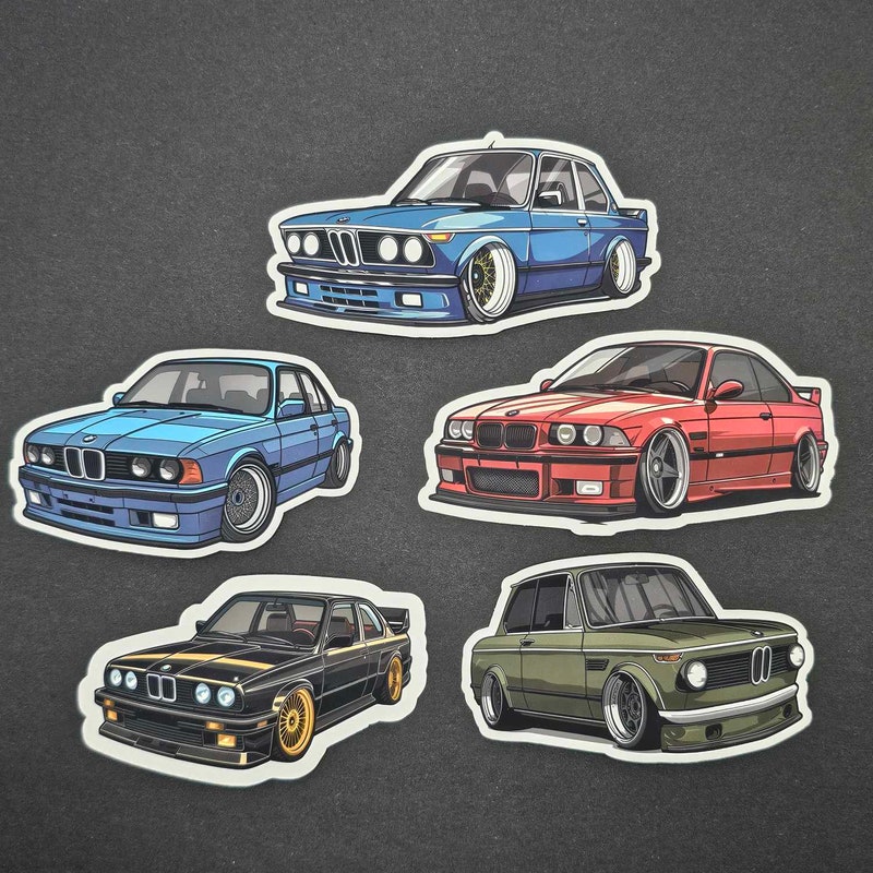 Cartoon Bmw Cars - Etsy