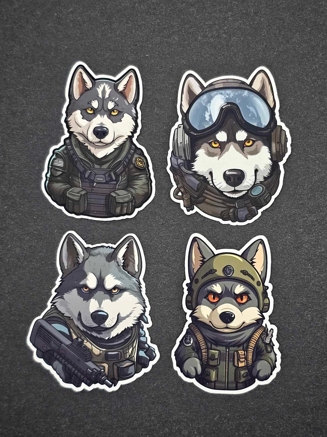 Tacticool Husky Sticker Pack - Etsy
