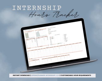 Comprehensive Clinical Summer Fall Internship Hours Tracker | Google ...
