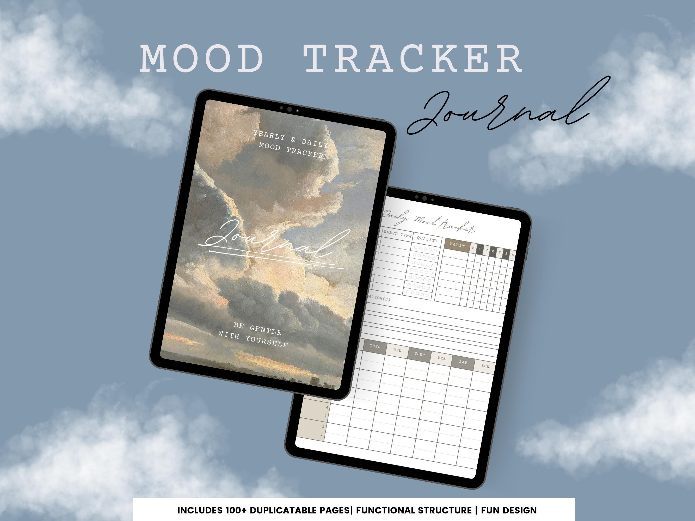 Comprehensive Mood Tracker | Clinician-developed Mental Health Journal ...