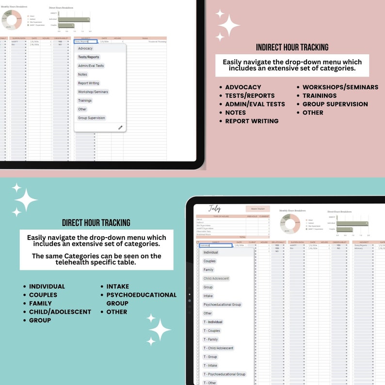 Neutral MFT Internship Tracker | Google Sheets Template for Internship ...