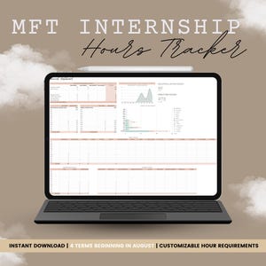 Neutral MFT Internship Tracker | Google Sheets Template for Internship ...