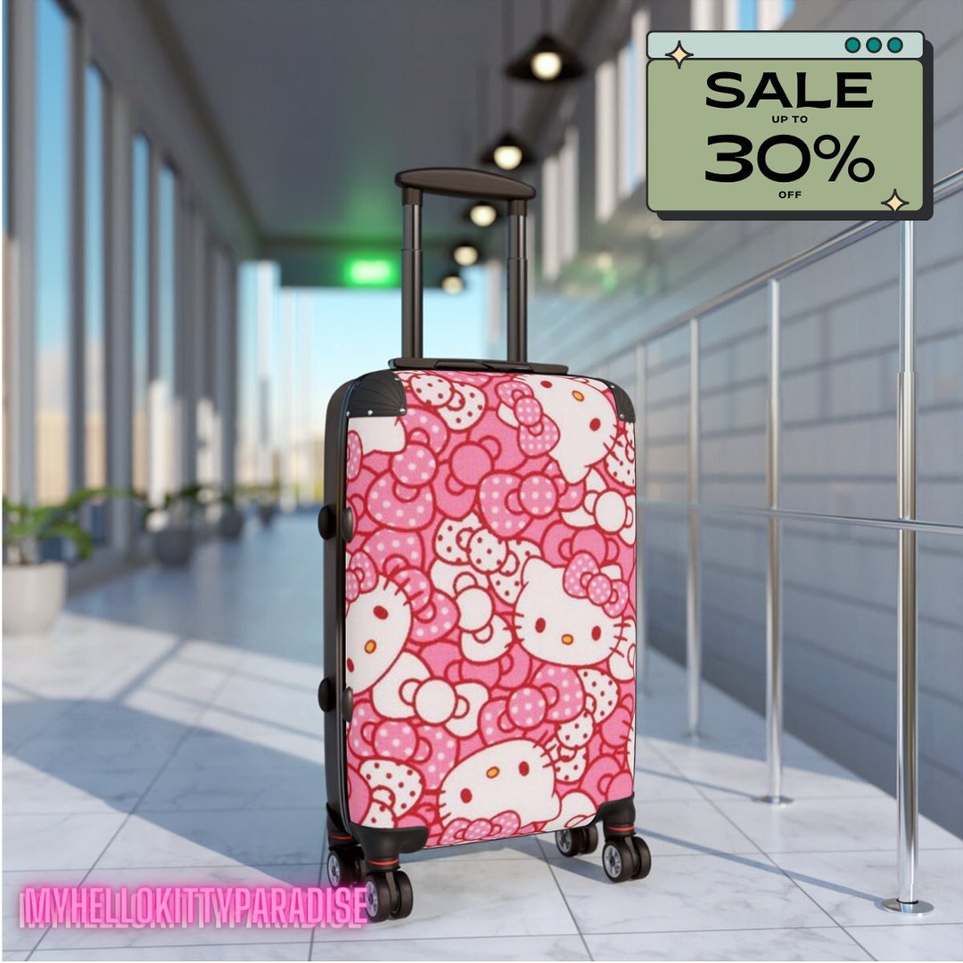 Hello Kitty Saftey Suitcases With Lock - Etsy