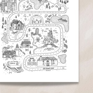 Custom Relationship Map Illustrating Your Love Journey - Etsy