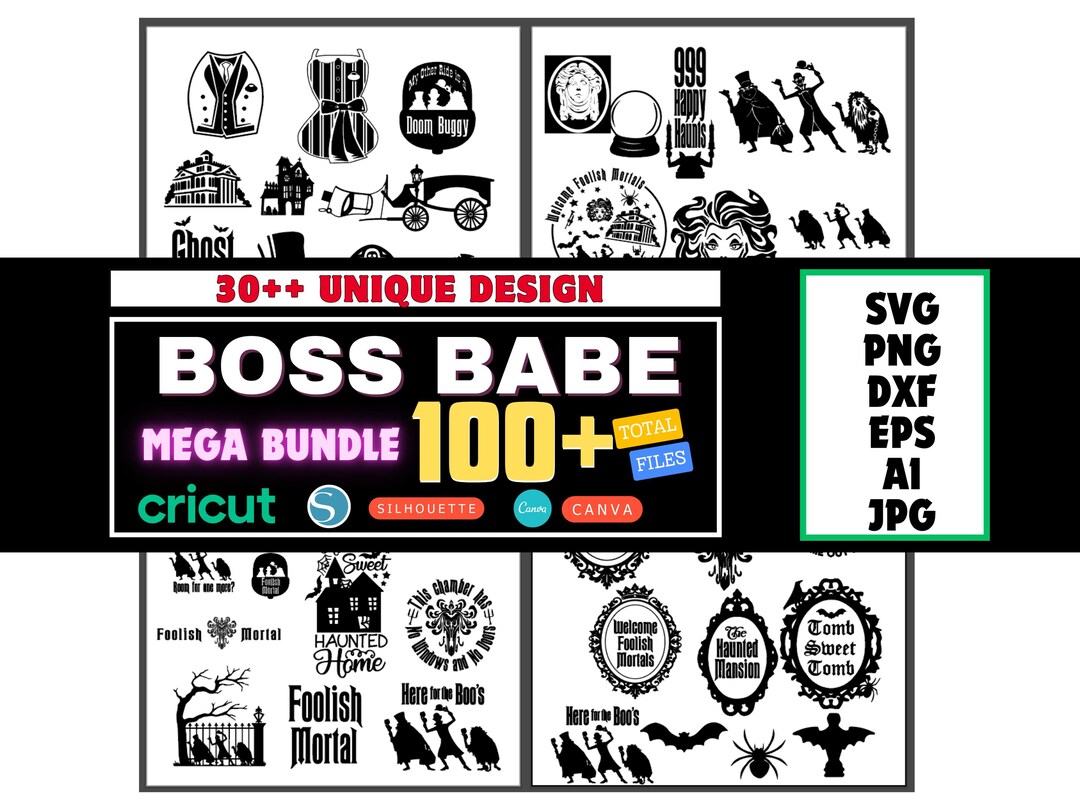 Boss Babe SVG Bundle, Boss Lady, Queen Svg, Business Woman SVG, Women ...