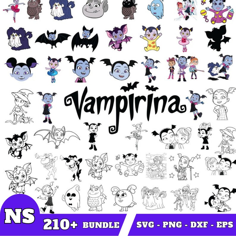 Vampirina Svg Bundle Png-svg-dxf-eps - Etsy