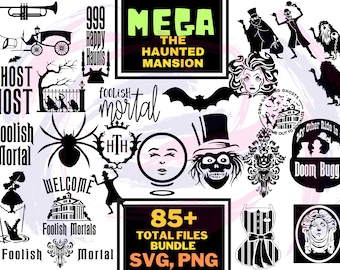 45+ Haunted Svg Bundle Layered Item, Cricut, Silhouette, Clipart, Clip ...
