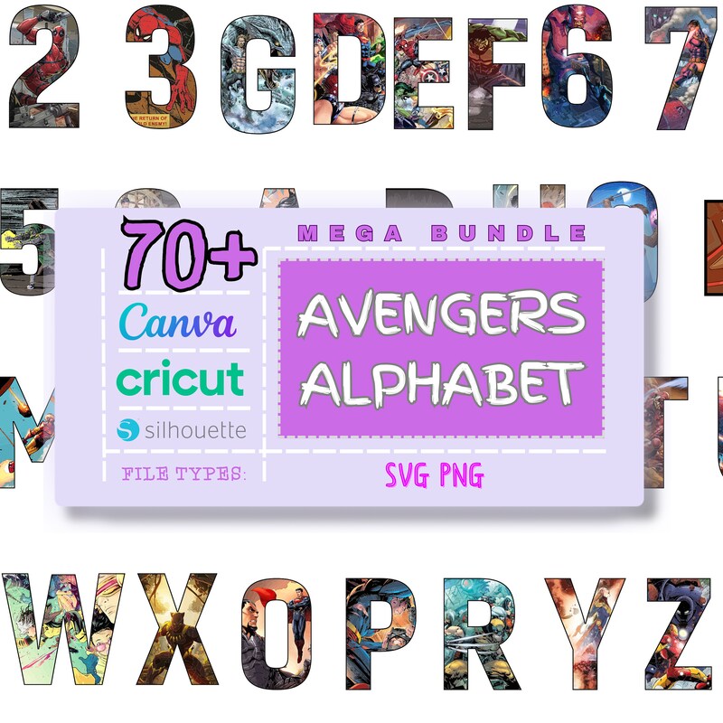 Avengers Letters - Etsy