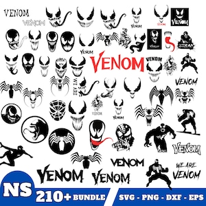 Venom Svg Bundle- Png-svg-dxf-eps - Etsy