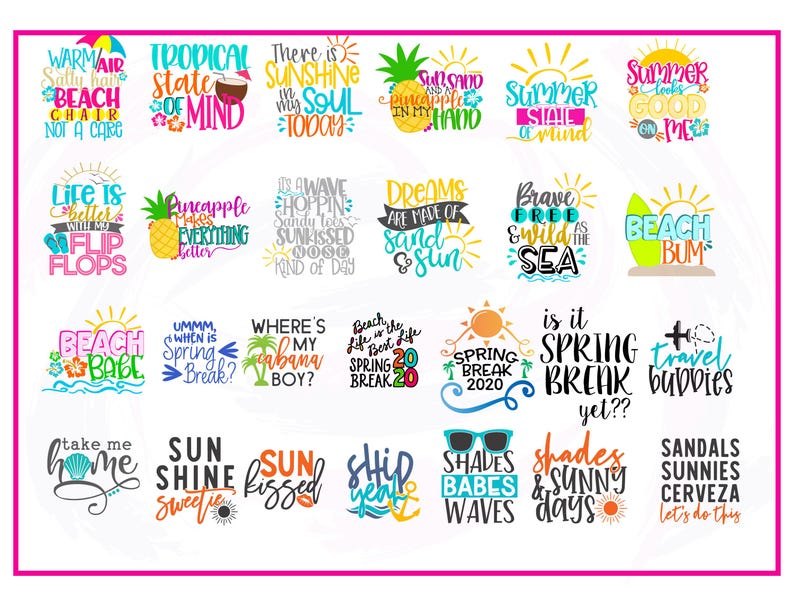 Spring Break SVG, Spring Break Shirt Png, Spring Break Cricut, Spring ...