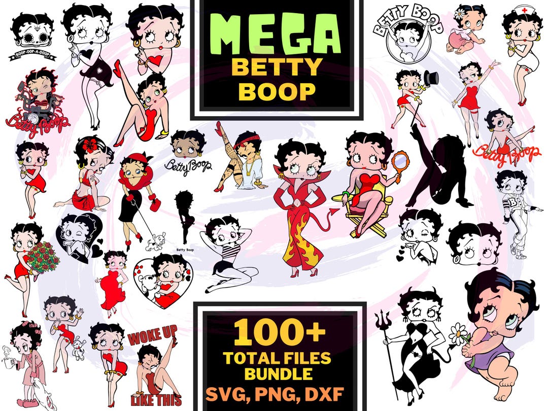 Betty Boop Svg, Betty Svg, Betty Boop Cut File, Betty Boop Cricut ...