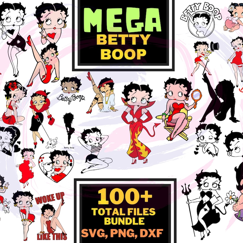Betty Boop Svg - Etsy