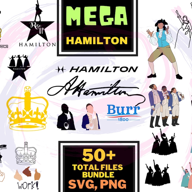Hamilton Svg - Etsy