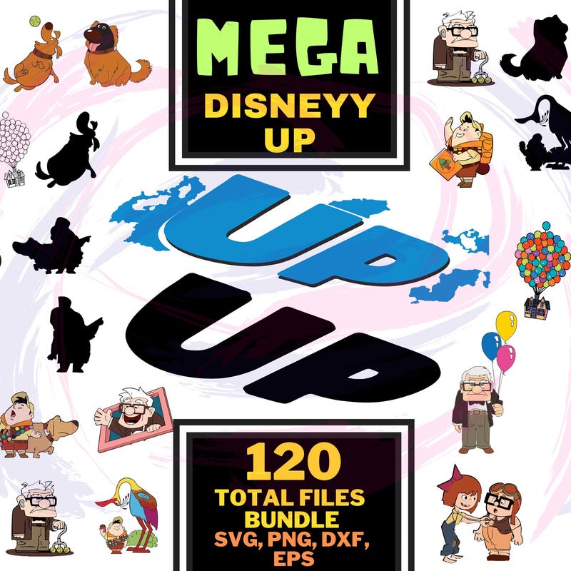 Pixar up Clipart - Etsy