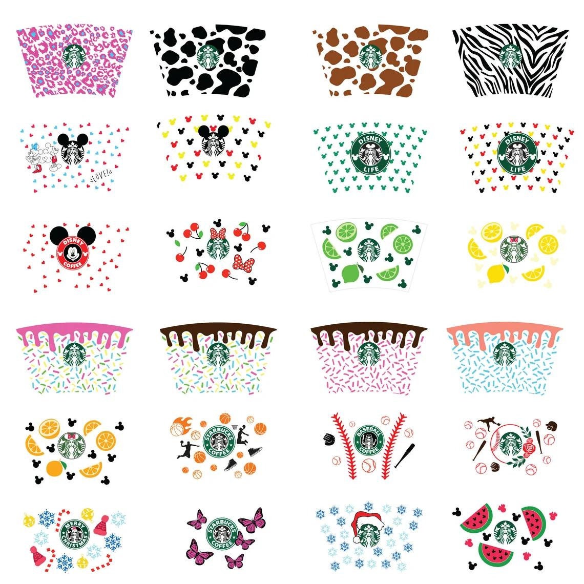 Starbucks Wrap Svg Megaa Bundle - Png-svg-dxf-eps - Etsy