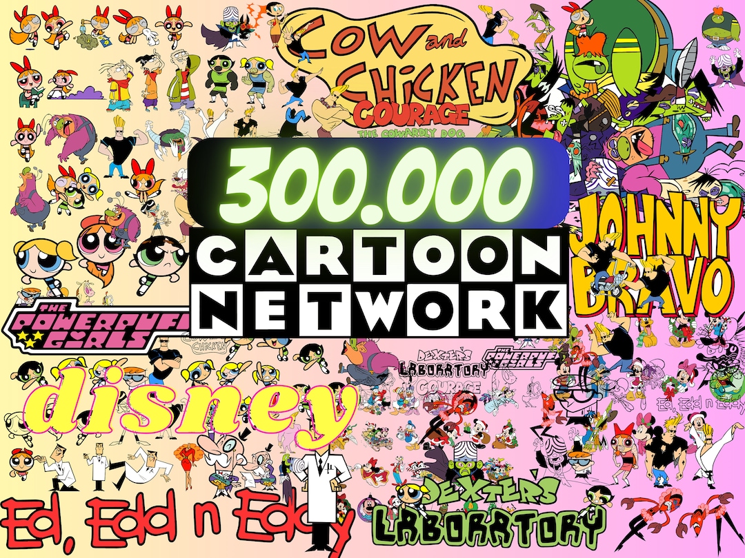 300.000 Mega Cartoon Svg Bundle, Cartoon Mega Svg, Silhouette, Cricut ...