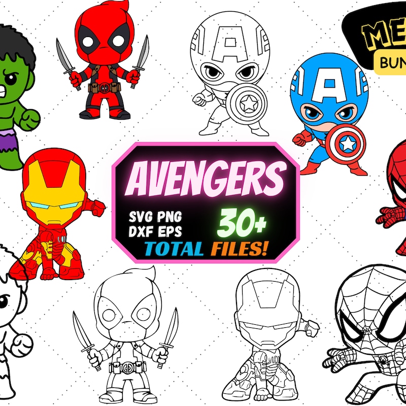 Superhero Svg - Etsy