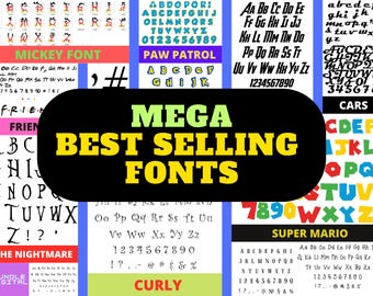 FONTS, INSTANT DOWNLOAD, Fonts for Canva, Wedding Fonts Bundle ...