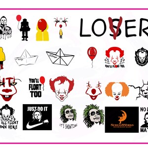 Horror Movie Svg Bundle, Horror Killers Svg, Scary Movie Characters Svg ...