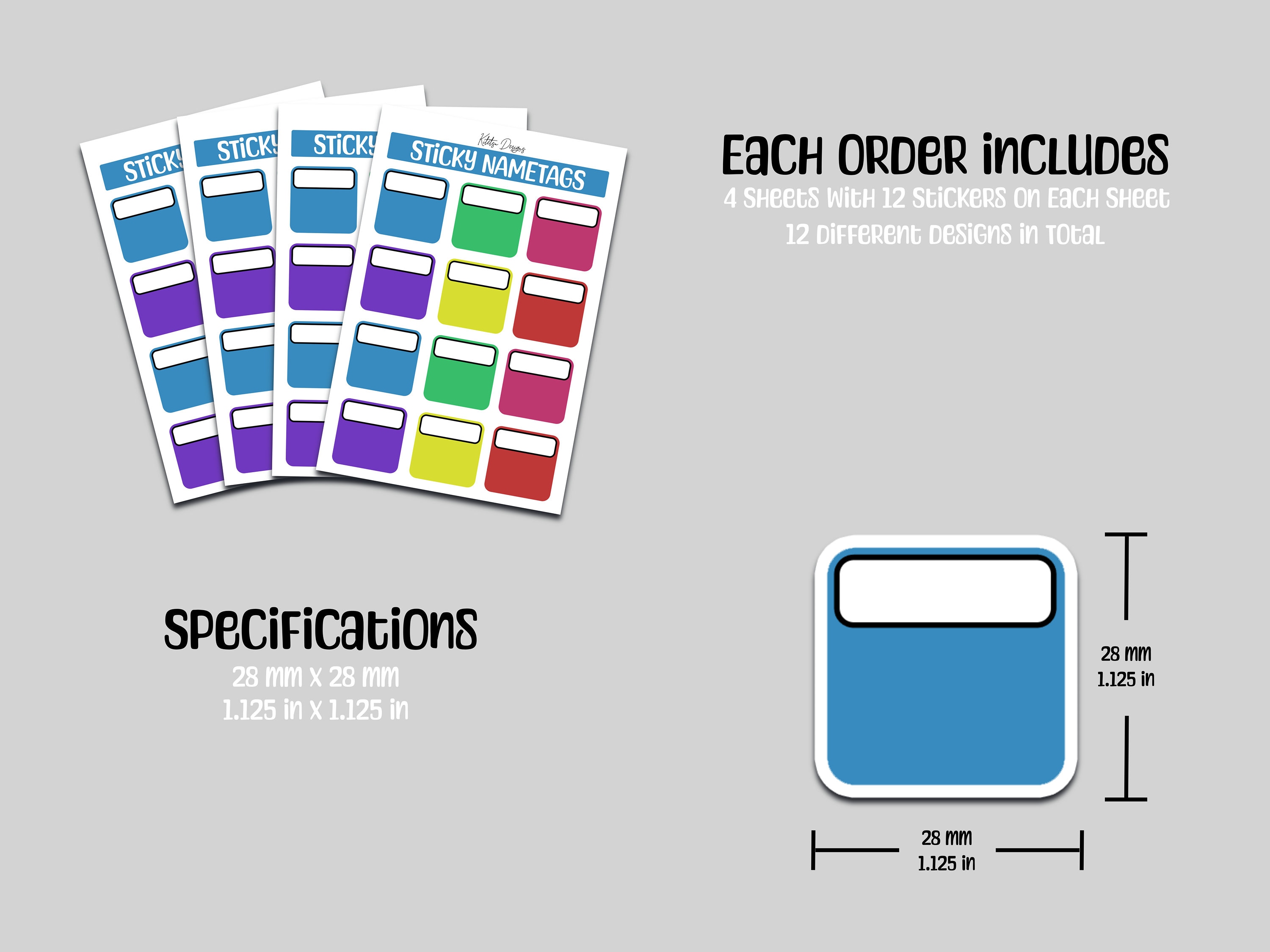 Cute Daycare Labels Cute School Labels Cute Laminated Labels Cute Kids ...