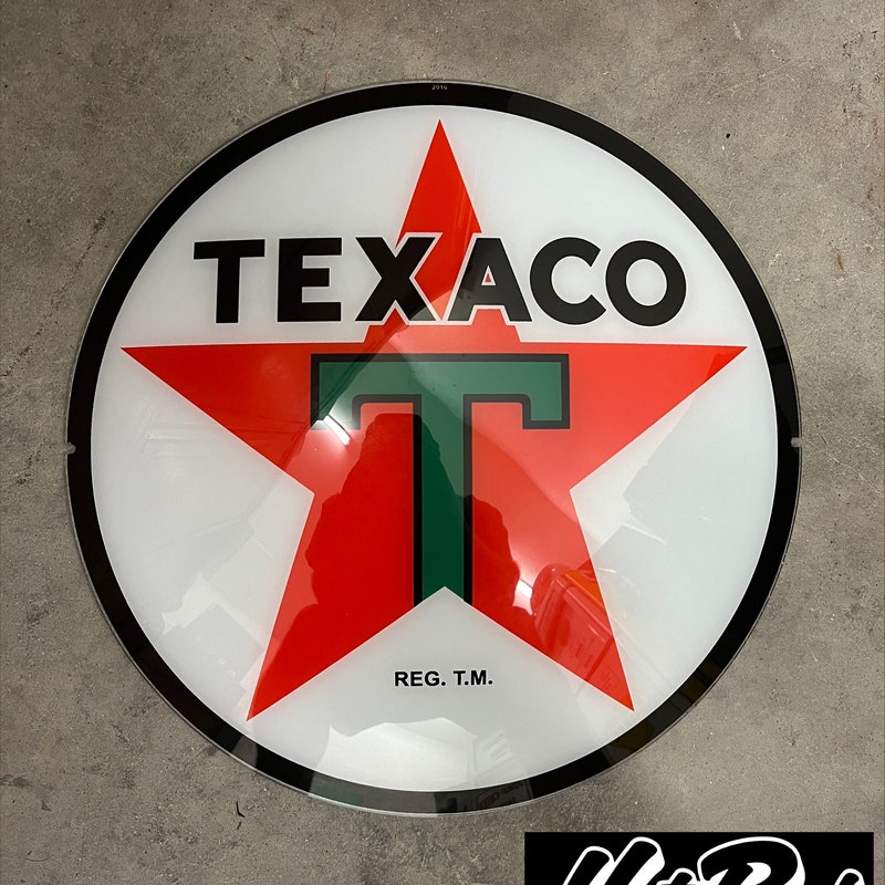Texaco Gas Pump Globe - Etsy