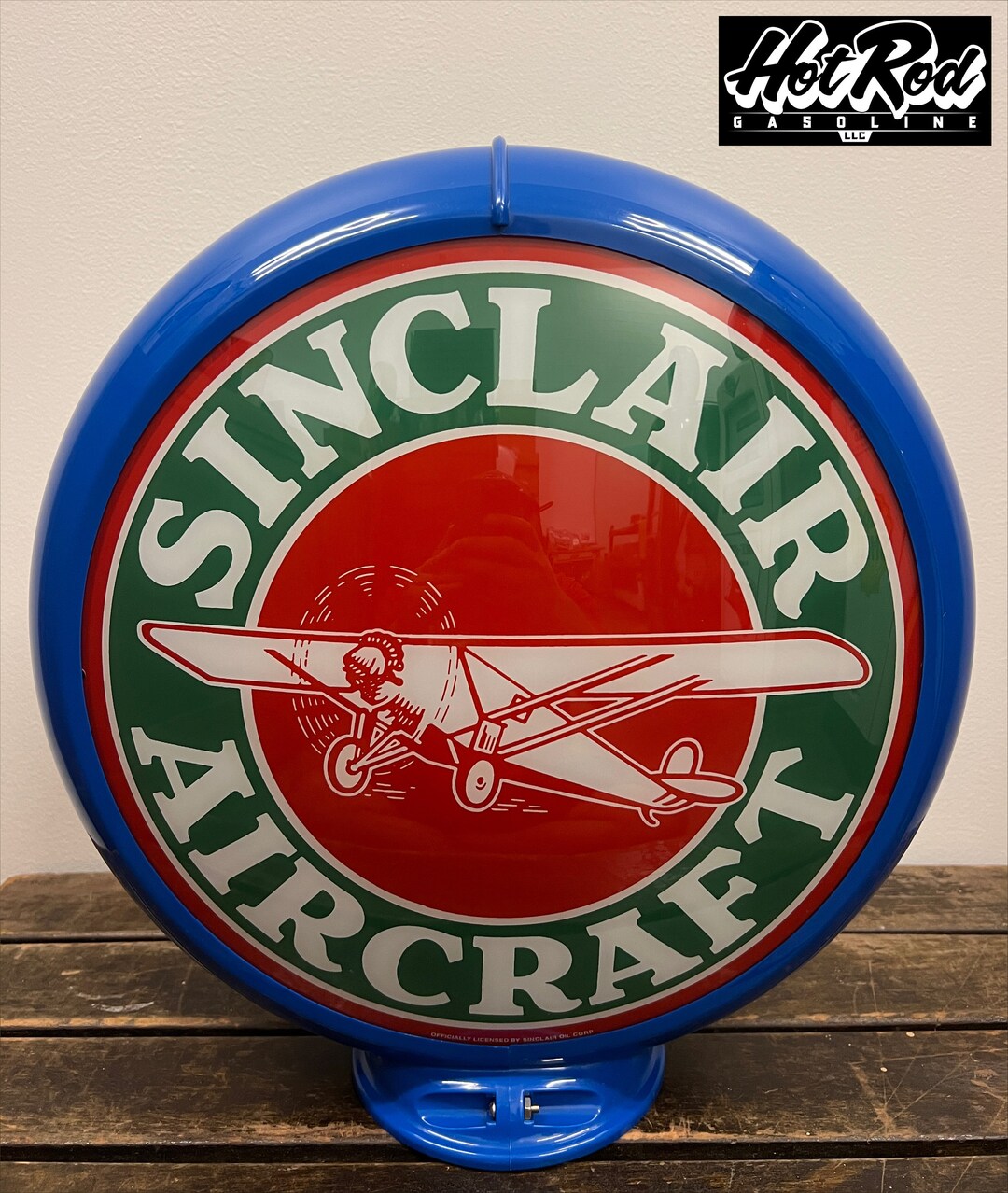 SINCLAIR AIRCRAFT Reproduction 13.5 Gas Pump Globe blue Body - Etsy