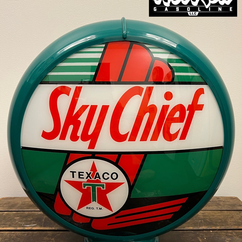 Texaco Gas Pump Globe - Etsy