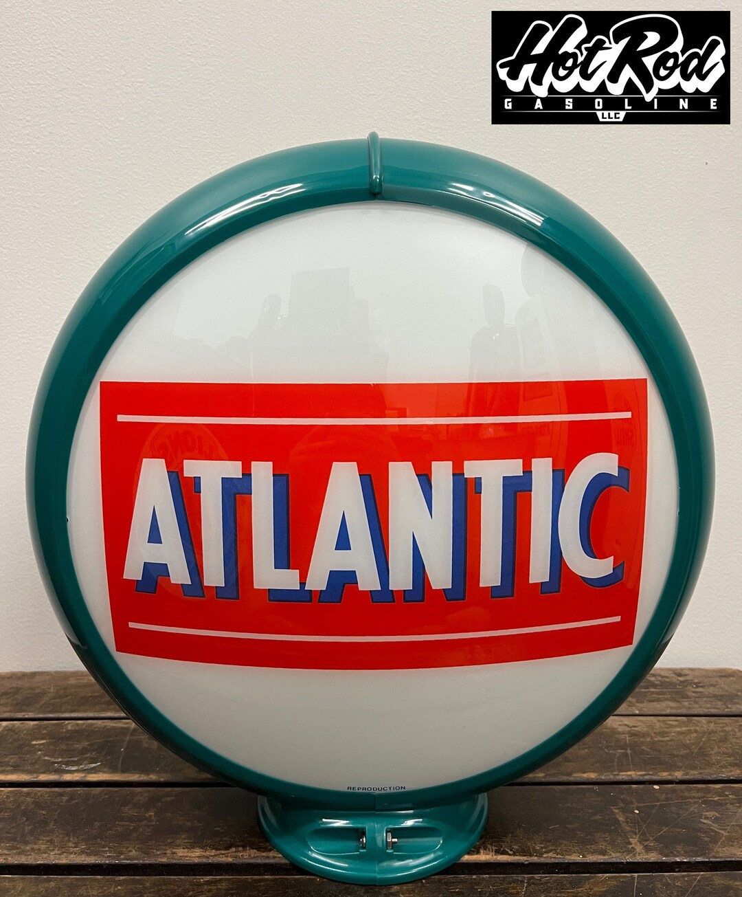 ATLANTIC Reproduction 13.5 Gas Pump Globe green Body - Etsy