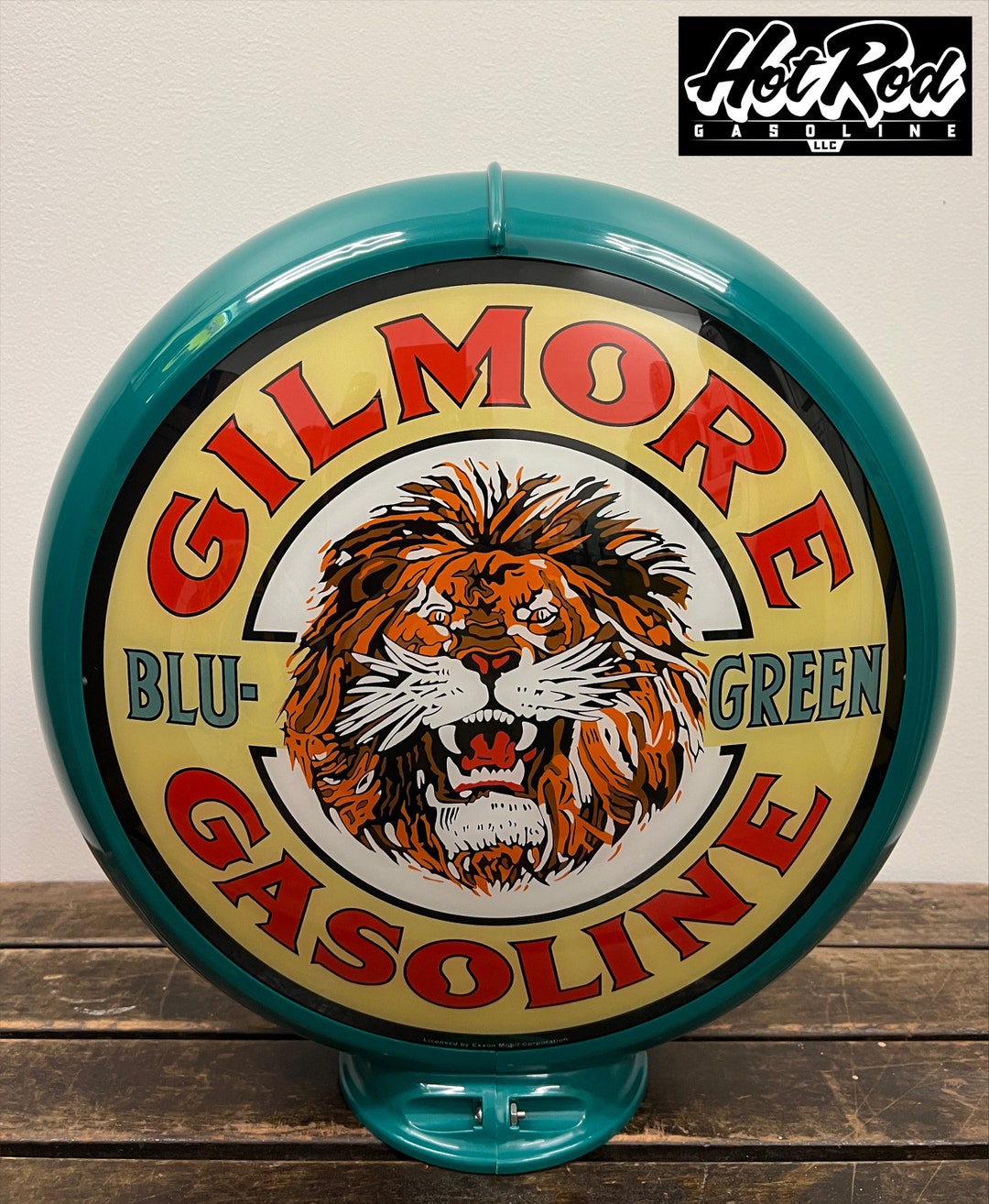 GILMORE BLU-GREEN Reproduction 13.5 Gas Pump Globe green Body - Etsy