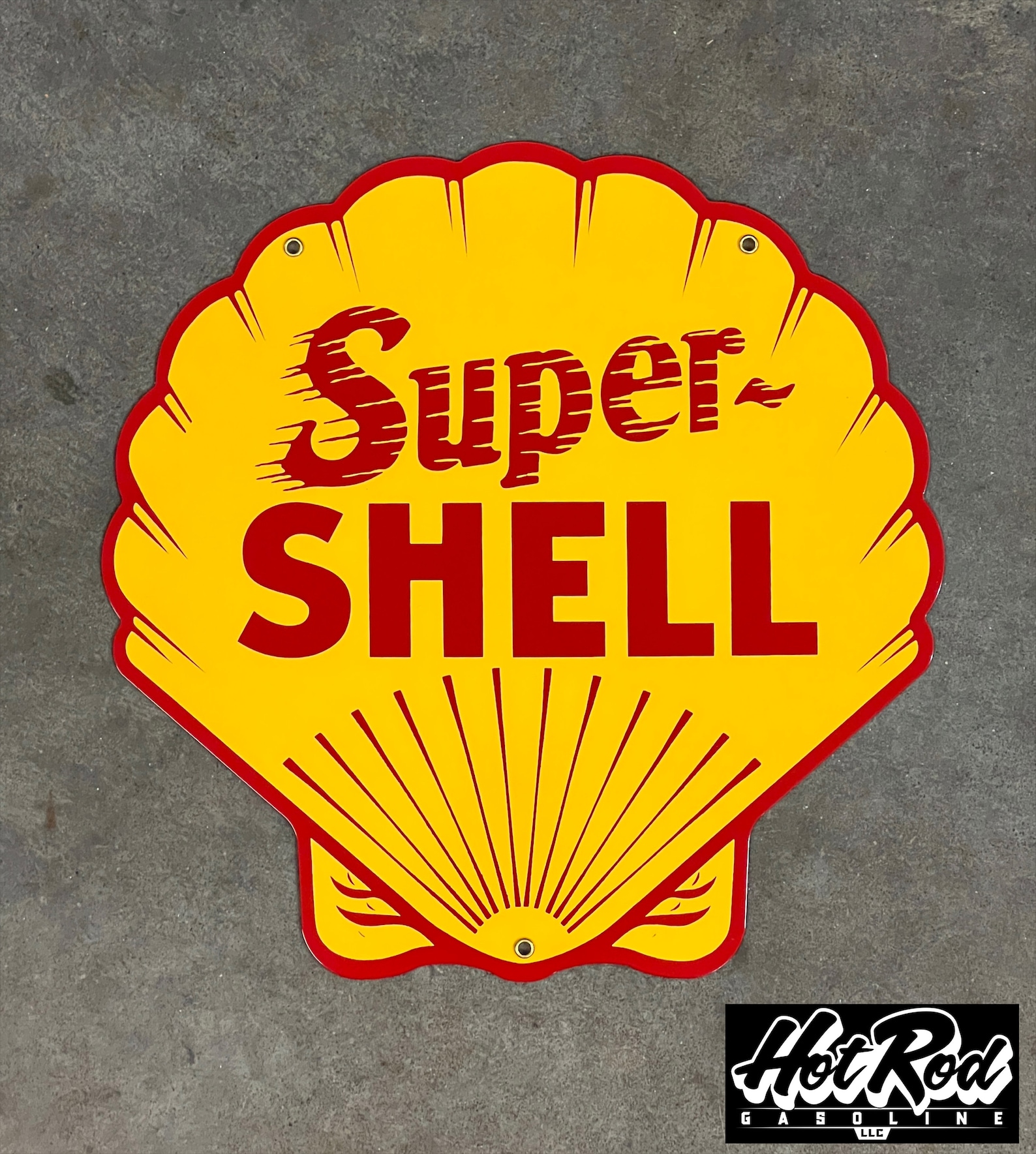 SUPER SHELL GASOLINE Sign - Etsy
