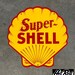 SUPER SHELL GASOLINE Sign - Etsy