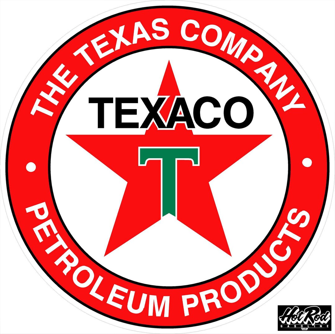8" TEXACO PETROLEUM PRODUCTS Decal / Sticker - Etsy