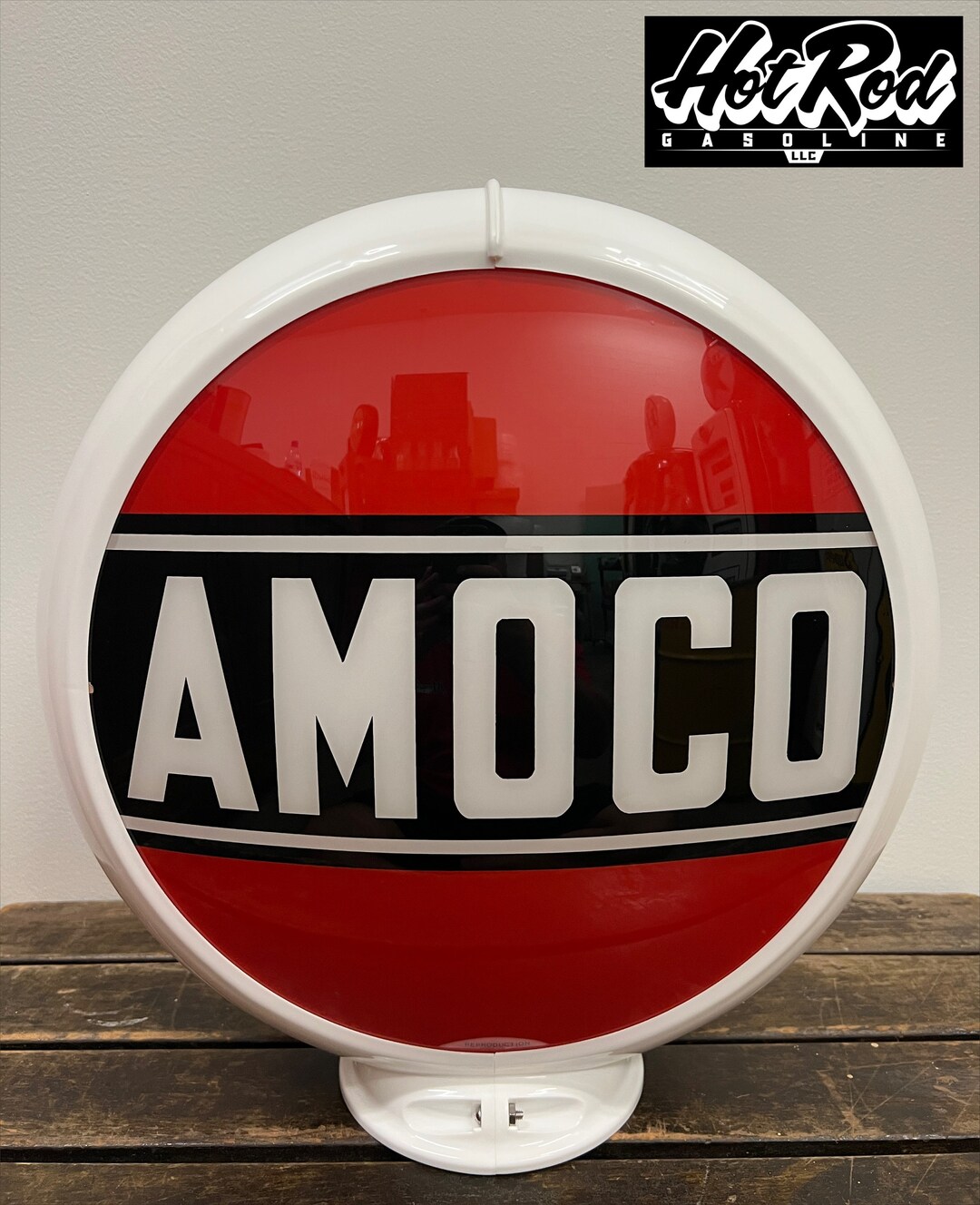 AMOCO Reproduction 13.5 Gas Pump Globe white Body - Etsy