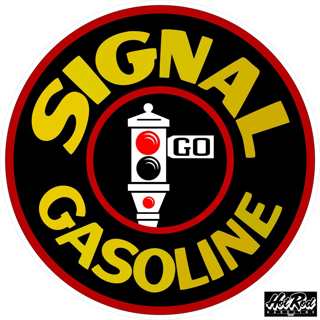 10" SIGNAL GASOLINE Decal / Sticker - Etsy