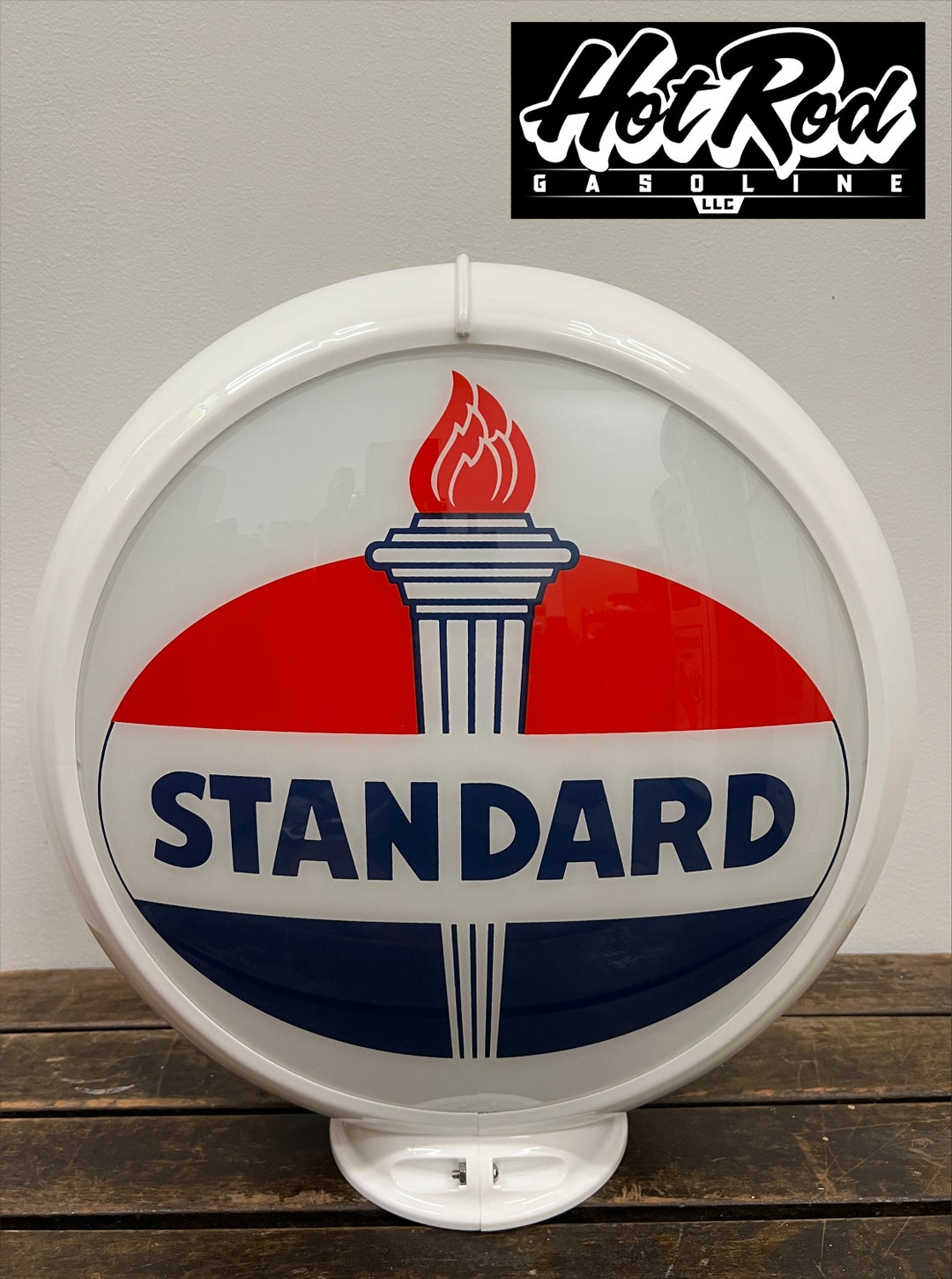 STANDARD Reproduction 13.5 Gas Pump Globe white Body - Etsy